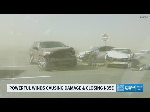 Strong winds cause problems across North Texas