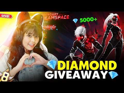 🔴FREE FIRE LIVE GIVEAWAY CUSTOM ROOMS FF LIVE GIVEAWAY#FFLIVEGIVEAWAY #classyff #fflive#girlgamer