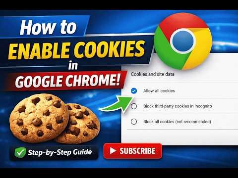 How To Enable Cookies On Google Chrome on Windows 10/11 (2026)