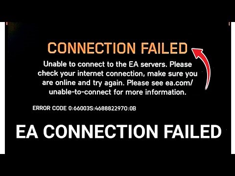 Ea connection failed problem | Unable to connect to the EA servers 2026