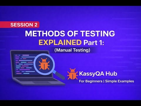 Methods Of Testing Explained | Manual Testing With Demo
