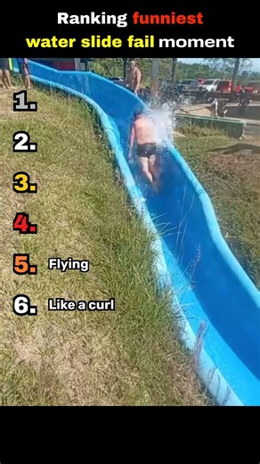 Ranking funniest water slide fail moments