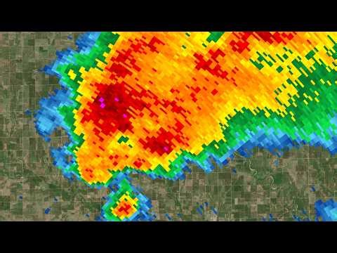 2026 Bluff City, Kansas Supercell Radar Loop