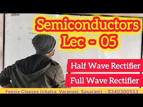 Half Wave Rectifier & Full Wave Rectifier for JEE, NEET, CBSE, JAC Class 12th students