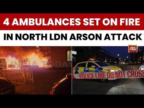 Four Jewish Ambulances Set Ablaze In North London In Suspected Antisemitic Attack
