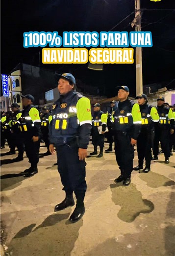 🚨👮🏻‍♂️ ¡100% LISTOS PARA UNA NAVIDAD SEGURA! 600 SERENOS REFUERZAN NUESTRO DISTRITO💪🏻 #tacna_peru🇵🇪 #tacna #gregorioalbarracintacna