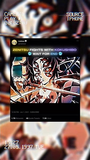 Zenitsu Unlocks His Demon Slayer Mark While Fighting Kokushibo 💀