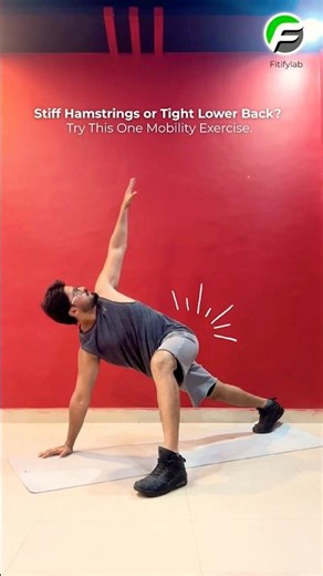 Try This Simple Mobility Exercise for Tight Hamstrings & Lower Back Pain‼️