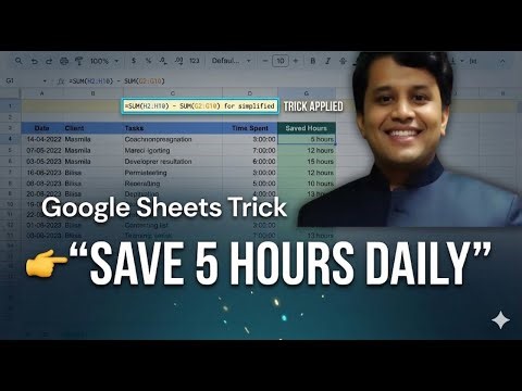 Google Sheet Fundamentals and Basics