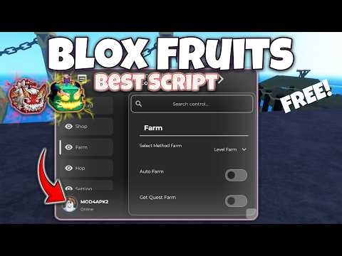 NEW Blox Fruits Script *NO KEY* - AUTO FARM, MASTERY FARM, AUTO RAID, DUNGEON, AUTO BOUNTY + MORE!