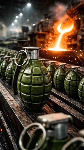 Inside the Grenade Factory – How Controlled Explosions Are Made 💣🏭🔥