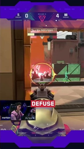 Insane 1v3 from marteen 🥶 #valorant #shorts #vct #valorantclips #valorantmasters