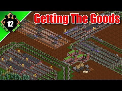 Finishing The Mega Goods Line - OpenTTD Let's Play S12 #10 (VERTICAL)
