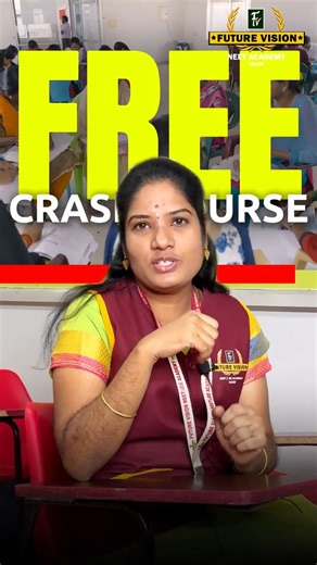 FUTURE VISION STUDY CENTRE & NEET / JEE ACADEMY on Instagram: "FREE NEET 2026 Crash Course – Join Future Vision (Limited Seats!) | Small Batches + Hostel 📍 Future Vision NEET Academy – Salem Prepare for NEET 2026 with our FREE Crash Course starting 25-03-2026. ✔ Small batches (Max 35 students) ✔ Tamil & English Medium ✔ Regular tests & discussions ✔ Digital classes + Hostel facility ✔ 100% Free seats available 🔔 Register for Demo Class & Counseling: 📞 WhatsApp/Call: 94439 22215 / 94439 22251 
