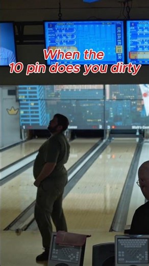 That awkward 10 pin moment #bowling #relatable #funny