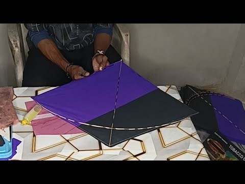 kite making how to homemade kite || Ghar per baithkar Patang kaise banaen
