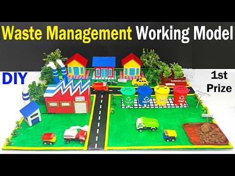 waste management working model for science project exhibition - diy | howtofunda