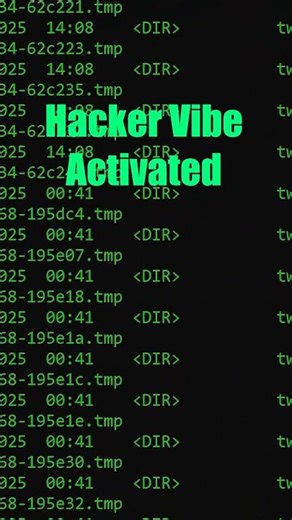 Hacker Look on any PC! 🔥 #Shorts #CMD