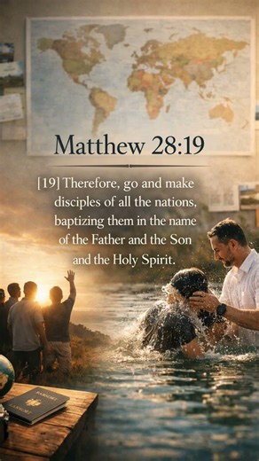 Matthew 28:19 The Great Commission. Go and Make Disciples #dailyscripture #dailyverse #bibleverse