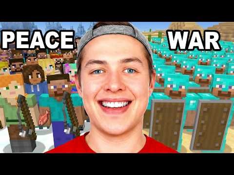 Watching 1000 Players Simulate Civilization in Minecraft