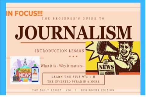 JOURNALISM IN FOCUS// Learn how to write NEWS//educational/motivational/#shortvideo