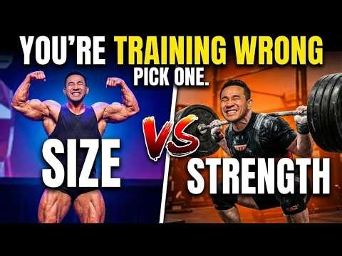 Strength vs Hypertrophy: The REAL Differences (Science Explained)