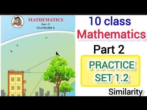 Practice set 1.2 math 2 10 class|10class mathematics part 2 practice set 1.2 similarity exercise