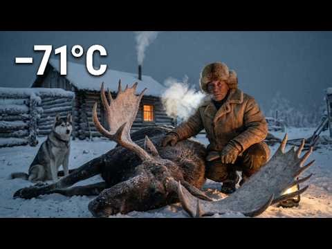 A Bull Moose Stalked His Cabin for 3 Hours at -71°C in Siberia — Then It Charged the Door