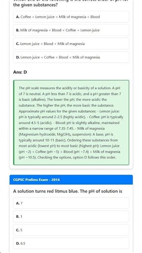 The pH Scale and its Significance in Everyday Life