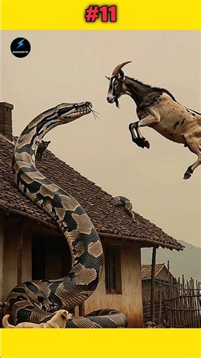 “Massive Snake vs Goat 😨 Unbelievable Wildlife Moment!”