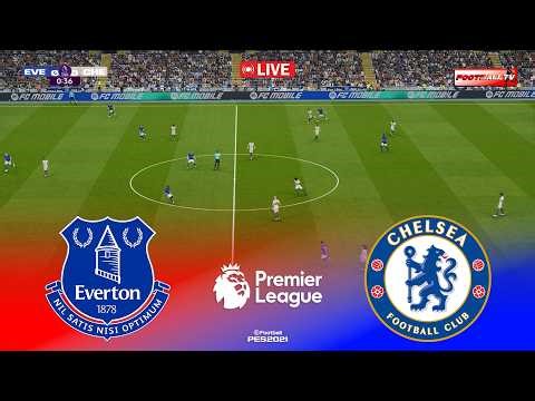 🔴Everton vs Chelsea - Premier League 2026 | Pes 21 Gameplay Simulation