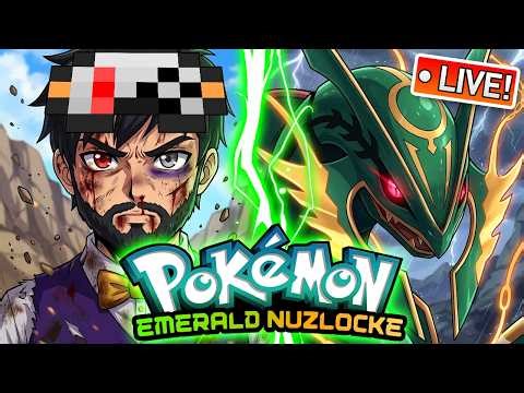 AO VIVO 🔴 POKÉMON EMERALD com MILES: desafio NUZLOCKE! #pokemonemerald #nuzlocke