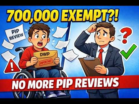 700,000 PIP Claimants EXEMPT From Reviews? DWP Major Change Explained!