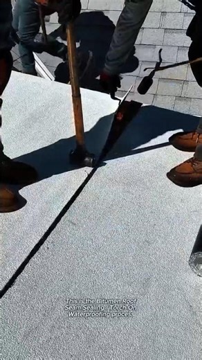 Professional Torch-On Roofing Membrane Installation | Flat Roof Waterproofing Seam Sealing Process