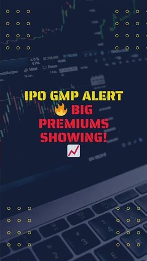 IPO GMP Alert 🔥 Before Year End Big Premiums! #ipo #ipogmp #sharemarket #stockmarketindia #shorts