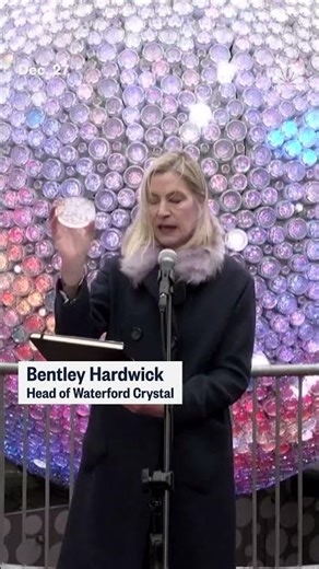 Last crystal placed in Times Square New Year's Eve ball