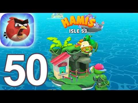 Angry Birds Bounce - HAMIS Isle 53 Gameplay Walkthrough Video Part 50 (iOS)