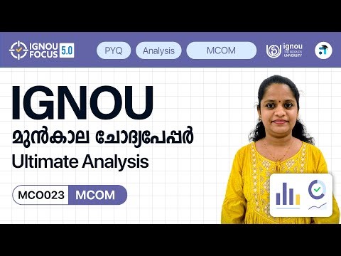 MCO 023 Strategic Management | MCOM | IGNOU PYQ Analysis | Kerala's No.1 IGNOU Coaching Platform
