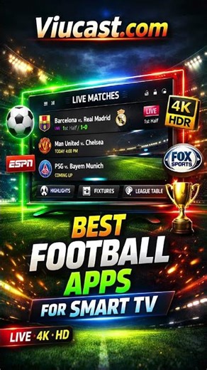 Best Football Apps for Smart TV | Live Matches