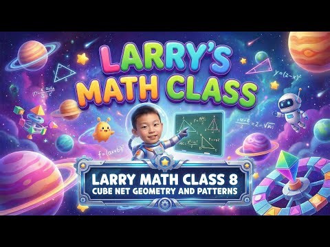 Larry Math Class 8 | Cube Net Geometry and Patterns