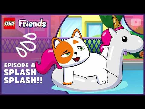 Hot Day? Cool Off with the Pets #Splash! 🐶🐱💦 | S1 E8 | FULL EPISODE | LEGO Friends: Pet Pals