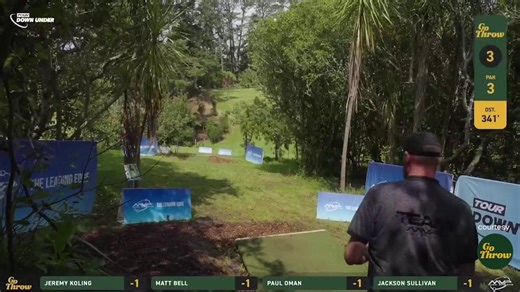 Sometimes you need to go OB to get the highlight putt! 👏 Looking for some disc golf to watch? You can find full FPO and MPO coverage of the New Zealand Open on the Go Throw YouTube channel! https://www.youtube.com/@GoThrowDiscGolf/videos | Disc Golf Pro Tour