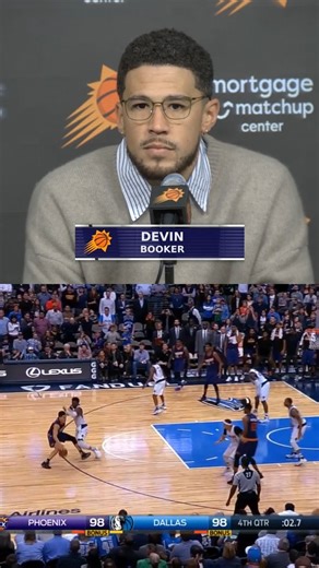 "That's a feeling you can't replicate." 🔥 Devin Booker shares the feeling of hitting the game-winning tonight that secured the W for the Suns! | NBA