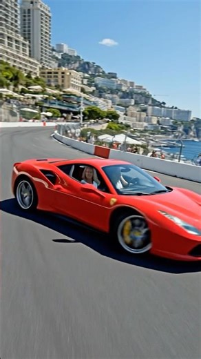 Ferrari DRIFTS Monaco’s Tightest Corner! 🏎️🔥 (Unbelievable Grip!)