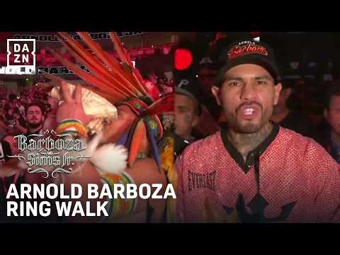 Arnold Barboza Jr. makes his AZTECA ring walk!!