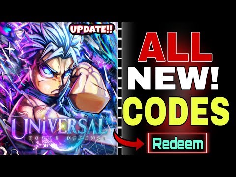 ALL NEW!✅UNIVERSAL TOWER DEFENSE ROBLOX CODES 2025 - UNIVERSAL TOWER DEFENSE CODES 2025 [ROBLOX]