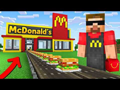 I Started a McDonald's Restaurant in Minecraft!