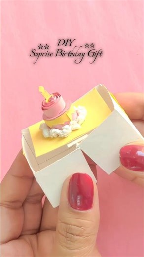 DIY birthday explosion box✨ suprise Birthday Gift ideas #birthday #gift #aesthetic #craft #diy