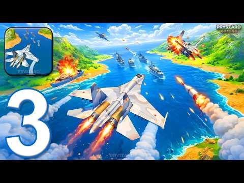 War Plane Strike: Sky Combat - Gameplay Walkthrough Part 3 - New Update (iOS, Android)