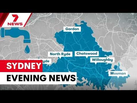 Sydneysiders to conserve water after main explodes; PM's emergency fuel meeting | 7NEWS Sydney